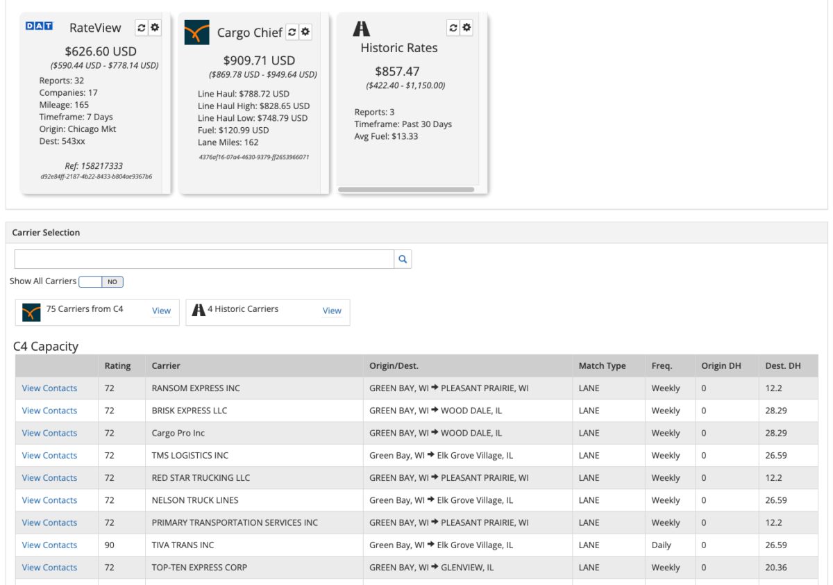 Cargo Chief + Logistically | TMS Integration Cargo Chief + Logistically | TMS Integration