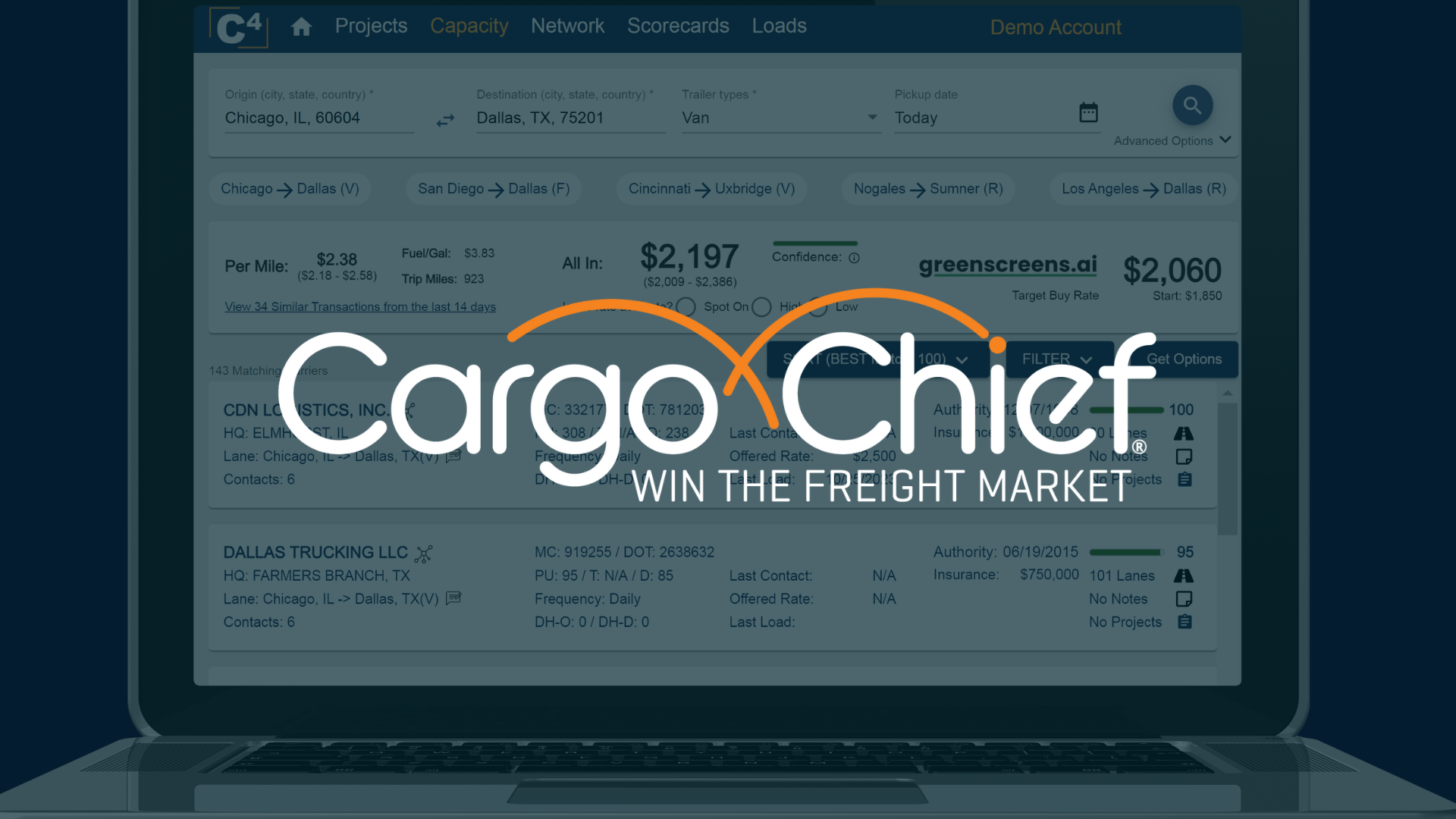 Cargo Chief | Capacity, Procurement, and Digital Freight Matching